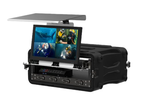 CON-3250/Q | Quad Diver Video & Light Console | Outland Technology