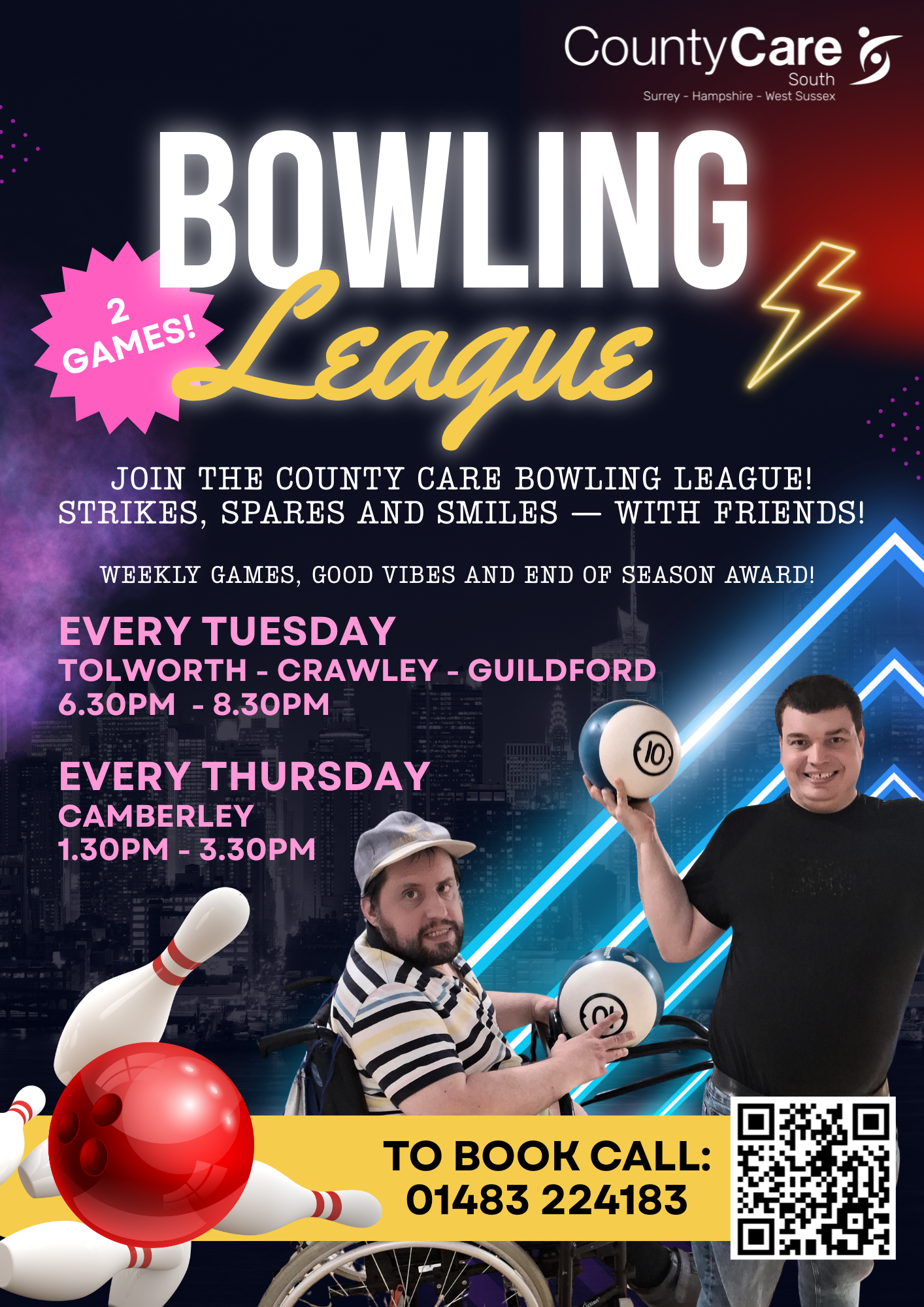 Weekly Bowling League! | County Care