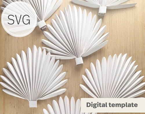 Paper palm frond | deaneyweaneyblooms