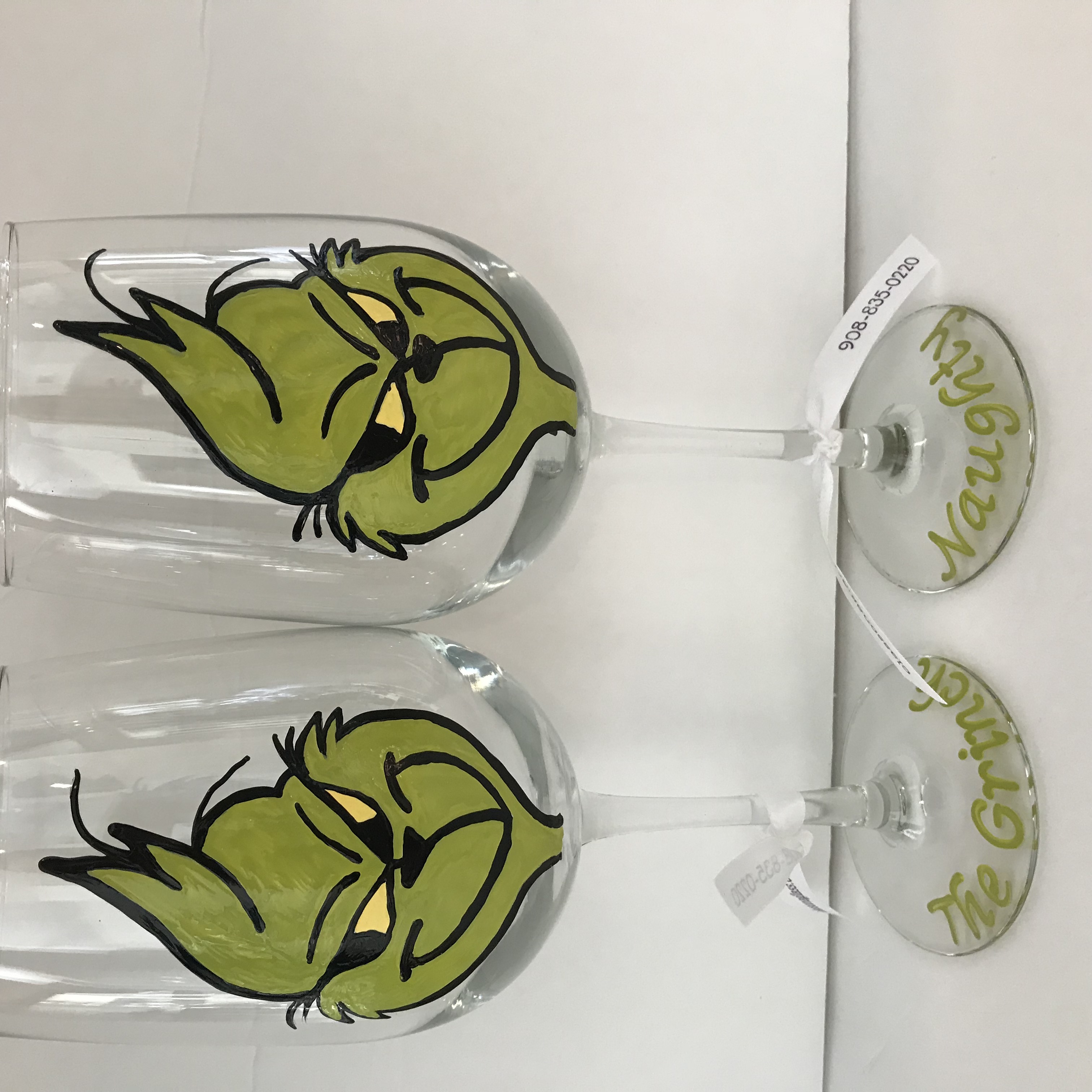 Drink & Barware Tumblers & Water Glasses Kitchen & Dining Grinch Wine ...