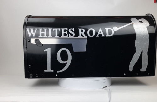 Large Golf Mailbox | Class on a Glass