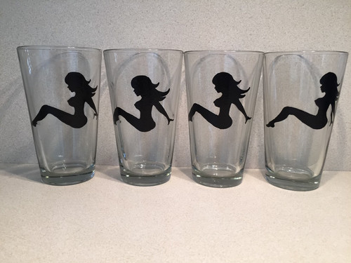 "The Mudfllap Girl" Silhouette Collection | Class on a Glass