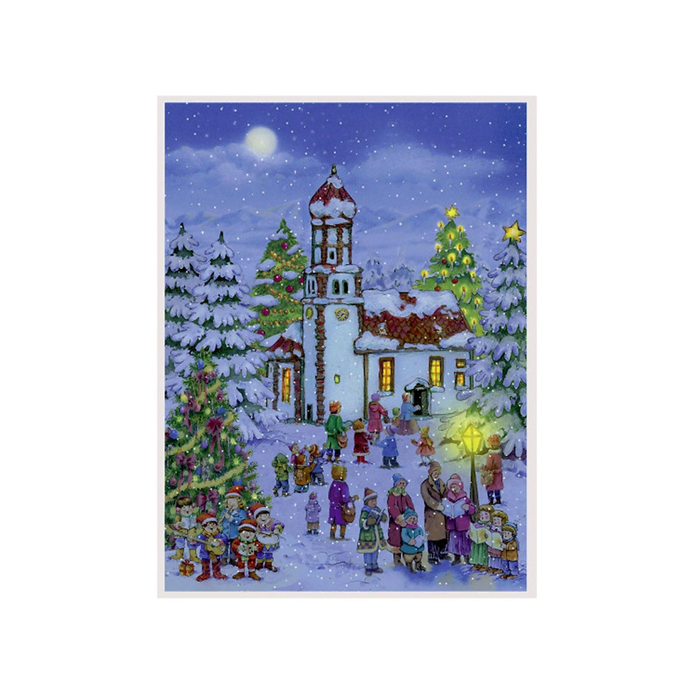 German Advent Calendar - Christmas Eve Alpine Chapel | Barclay CO.