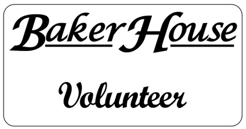 Baker House Name Tag | Custom Apparel