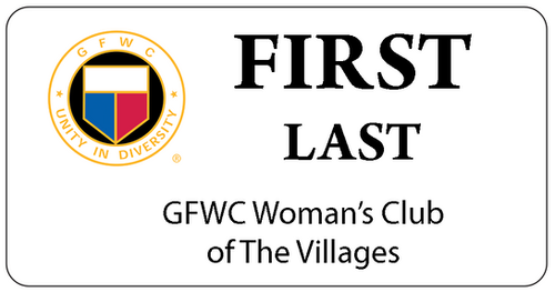 GFWC Woman's Club Name Tag | Custom Apparel