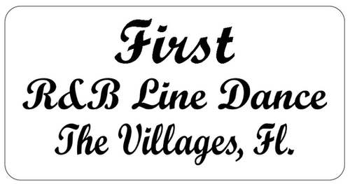 R&B Line Dance Name Tag | Custom Apparel
