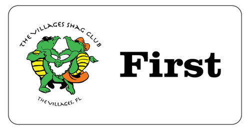 Boone Shag Club - GATORS Name Tag | Custom Apparel