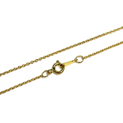 12 x Gold Plated Fine Trace Chain in Various Lengths | TH Findings Ltd