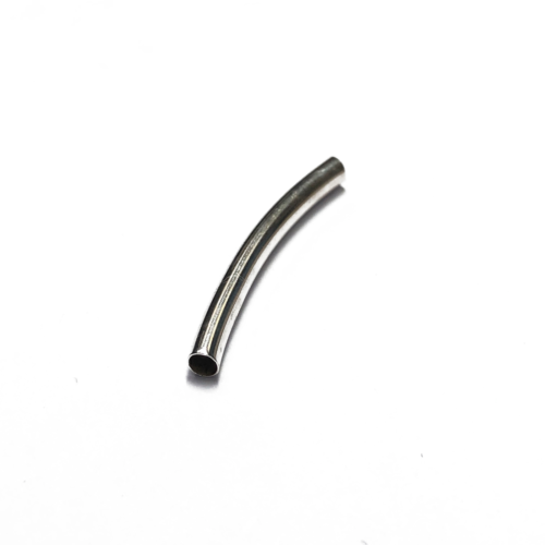 25x2mm Curved Tube in Plated Finishes (100 pieces) | TH Findings Ltd