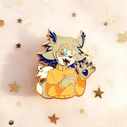 Cat 'Vee 'Halloween Enamel Pin | Pgoodsfactory