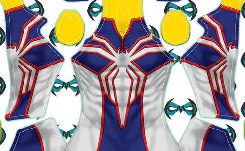 All Might Spider-Man | Cyan Man Designs