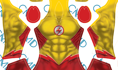 Kid Flash Male | Cyan Man Designs