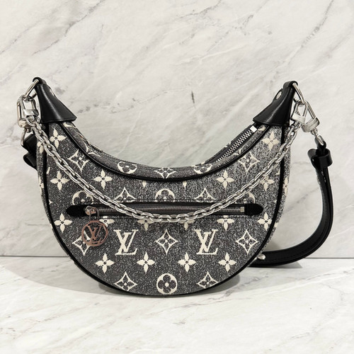 Louis Vuitton Loop Denim Black Microchip | RetailReviver