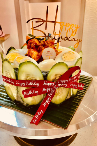Nasi Lemak Cake 6" | QueenB's CakeBoutiQ