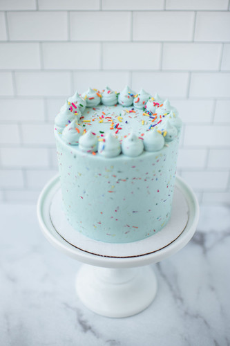 Blue Confetti Cake | Seatown Sweets