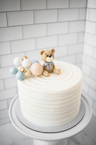 GF Blue Teddy Bear Cake | Seatown Sweets
