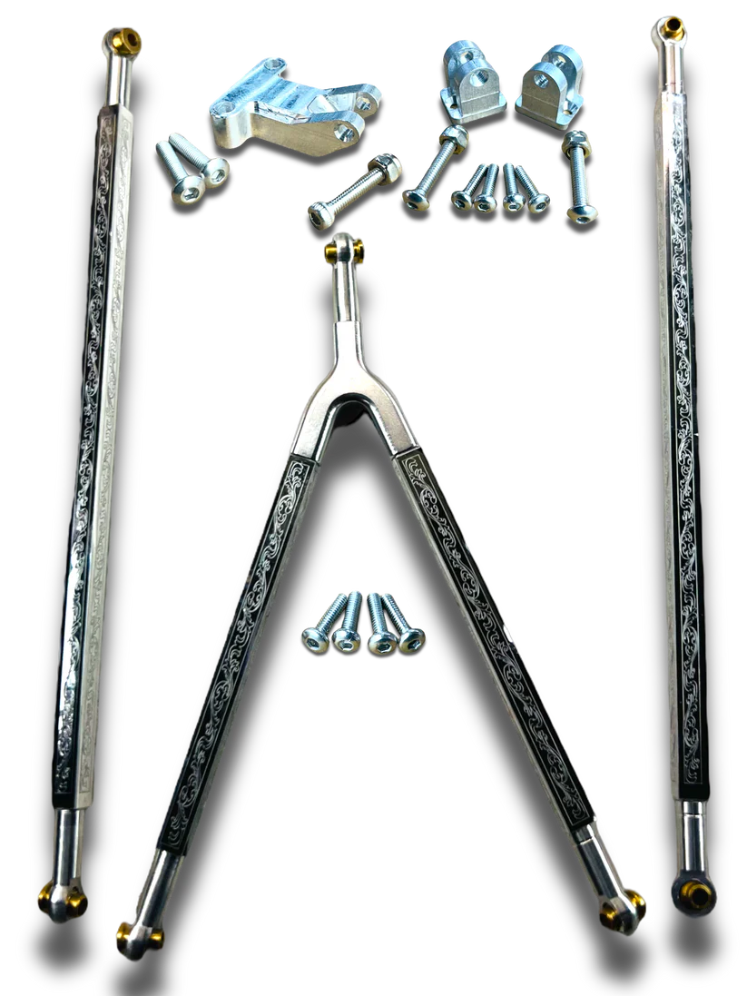 Custom rear suspension square link kits (krcl) | 3 Cross Customs