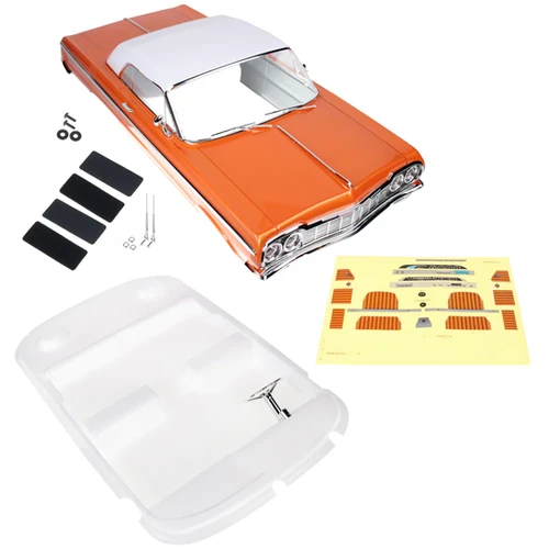 64 Impala Body (Orange/White Top) | 3 Cross Customs