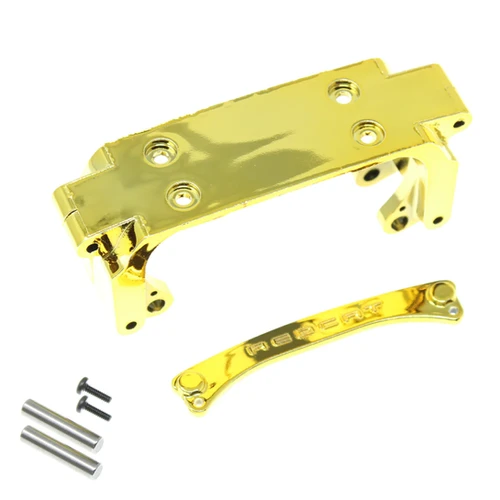 RER25838 Front Suspension Mount, Pin Brace w/ Pins (Gold) | 3 Cross Customs