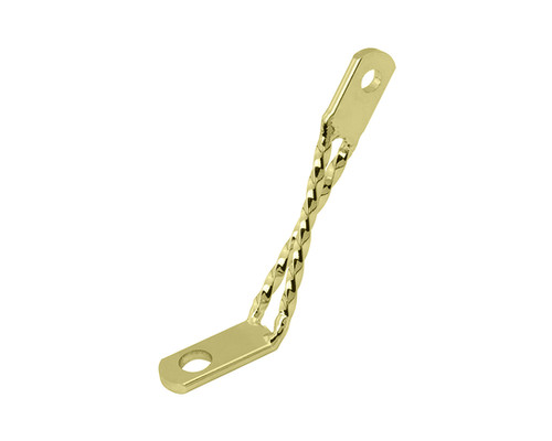 Double Twisted Light Bracket Gold | 3 Cross Customs