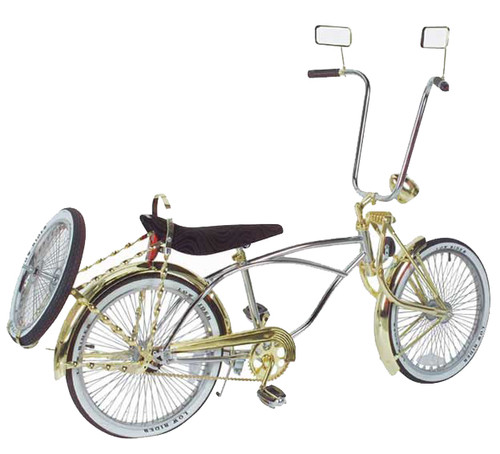 20 Original Lowrider Bike 2 Tone w/ 3rd Wheel | 3 Cross Customs