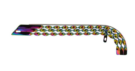 20 Inch Lowrider Triple Flat Twisted Chain Guard - Oil Slick | 3 Cross ...