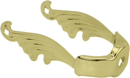 Spring Fork Wing Extended Crown - Gold | 3 Cross Customs