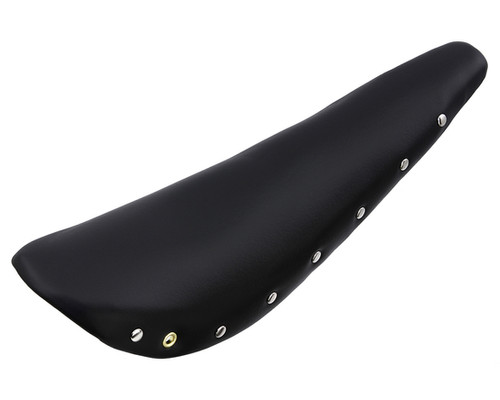 20 Inch Banana Saddle Vinyl Eyelet Black | 3 Cross Customs
