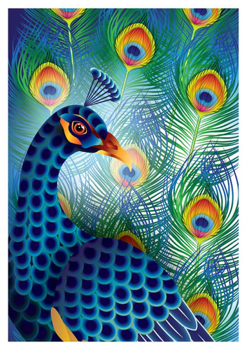 Bird - Peacock | french-vintage