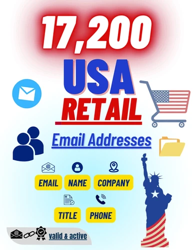 17,200 Active USA Retail E-mail Addresses // Email lists | Worldwide ...