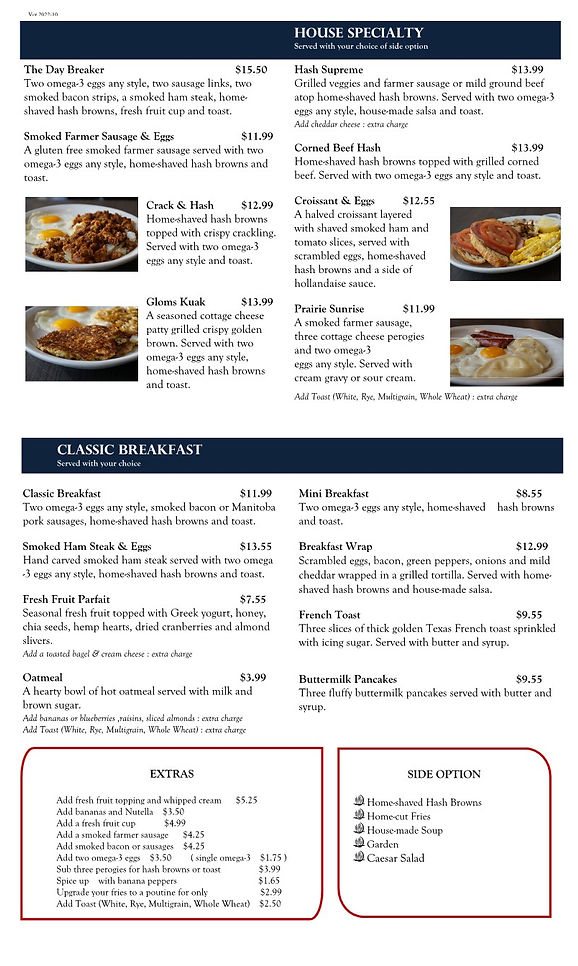 Menu1 | the don restaurant