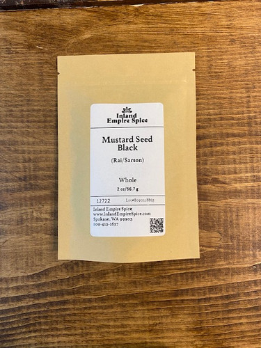 Mustard Seed, Black (Rai/Sarson) Whole | Inland Empire Spice Mustard Seed, Black (Rai/Sarson) Whole | Inland Empire Spice