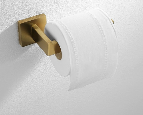 Brushed Gold Toilet Roll Holder | ATL Home Decore