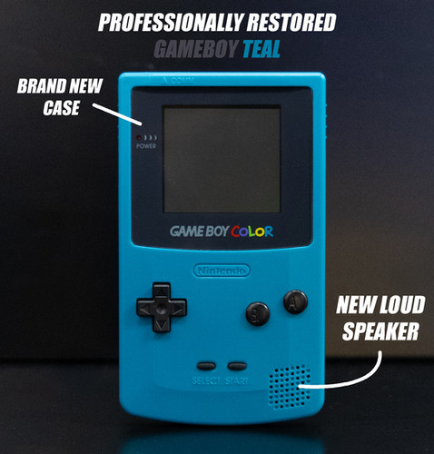 Gameboy Color Teal/Blue CGB-01 | Next Gen Retro Tech (NXR-Tech)