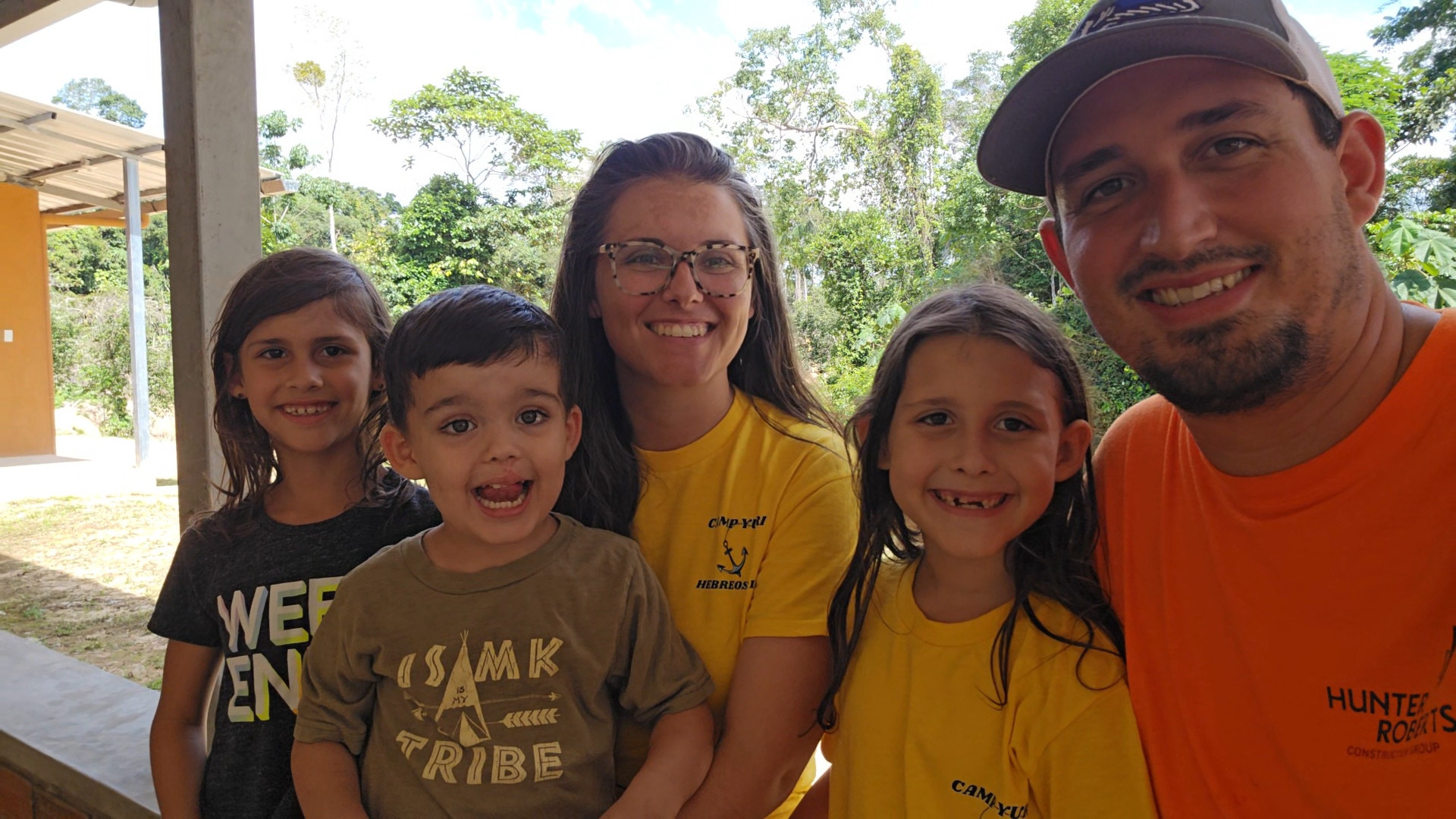 Hendon, Caleb and Brittany and family