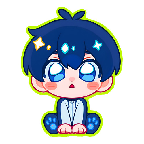 Yoichi Isagi Cute Cloth Sticker | Kotian