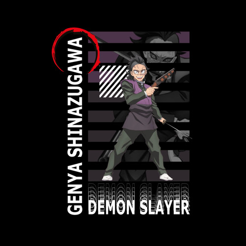 Genya Shinazugawa Cloth Sticker | Kotian