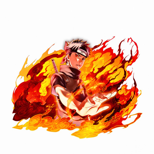 Shisui Uchiha Fire Cloth Sticker | Kotian