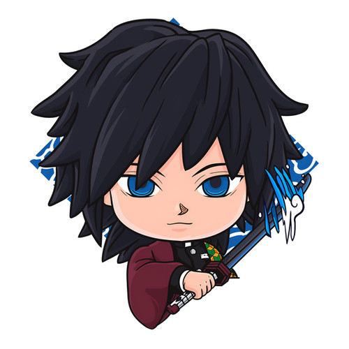 Giyu Tomioka Cloth Sticker | Kotian