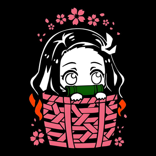 Nezuko-Chan Cloth Sticker | Kotian