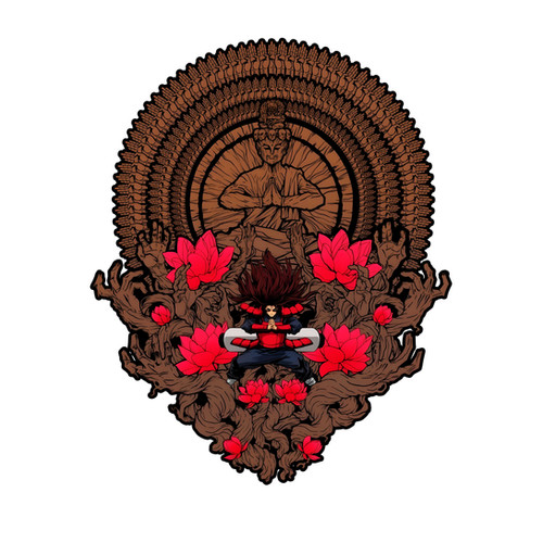 Hashirama Senju Cloth Sticker | Kotian