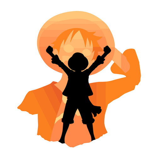 Monkey D. Luffy Cloth Sticker | Kotian
