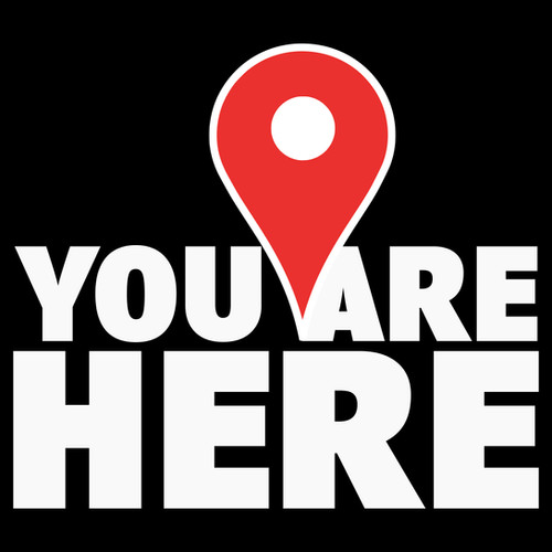 You Are Here Cloth Sticker | Kotian