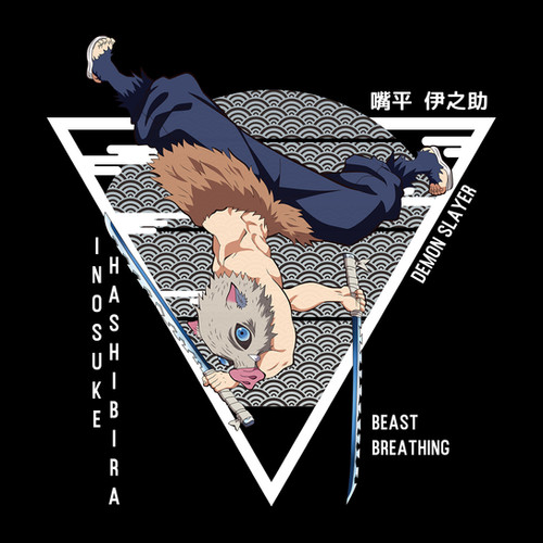 Inosuke Hashibira Cloth Sticker | Kotian