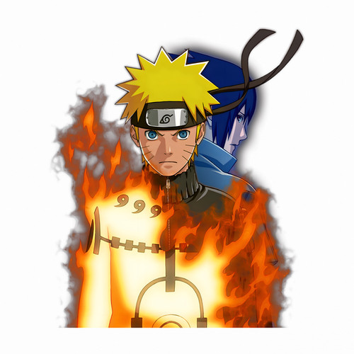 Naruto & Sasuke Cloth Sticker | Kotian