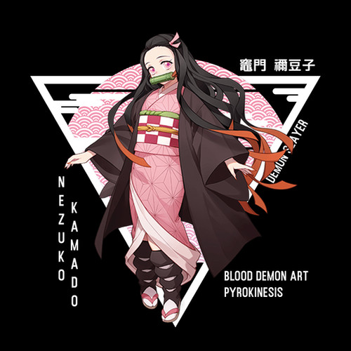 Nezuko Kamado Cloth Sticker | Kotian