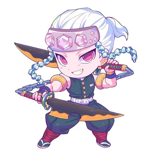 Tengen Uzui Cloth Sticker | Kotian