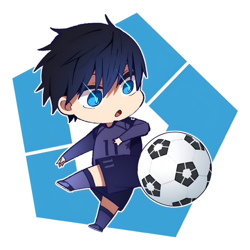 Yoichi Isagi Cute Cloth Sticker | Kotian