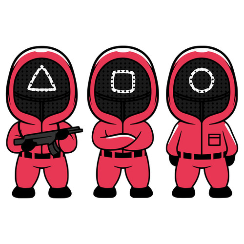 Squid Game Soldier Cloth Sticker | Kotian