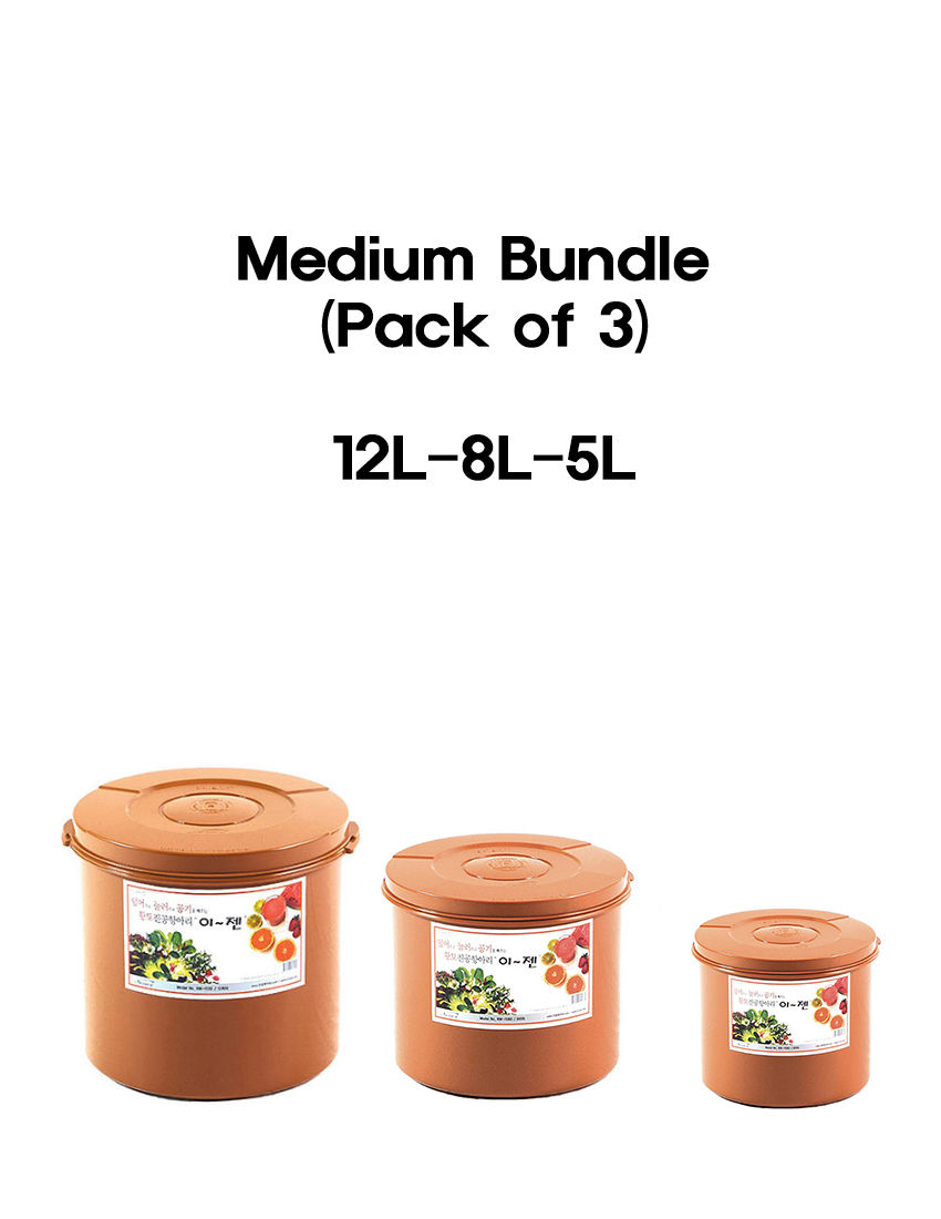 E-jen Kimchi Container (Medium-Pack of 3) | PerfectKitchenCo